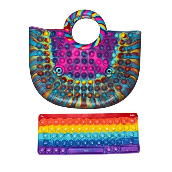 None and/or Unknown | Toys | Push Silicone Fidget Sensory Handbag Purse ...